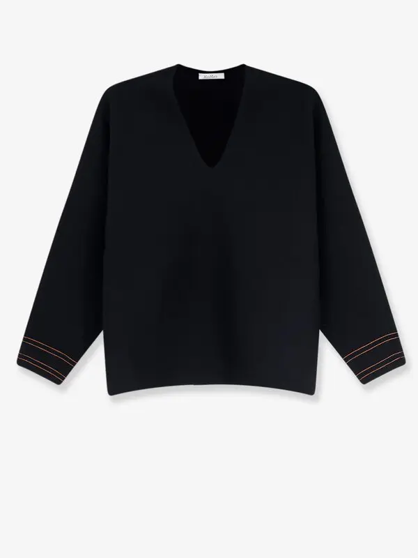 Max Mara Mxmundici Wool Blend Sweater - Multicolor