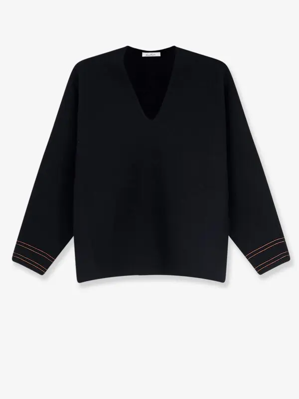 Max Mara Mxmundici Wool Blend Sweater - Multicolor