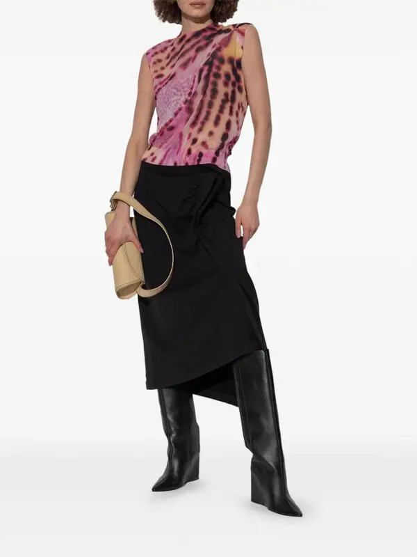 Dries Van Noten Hanam Midi Skirt