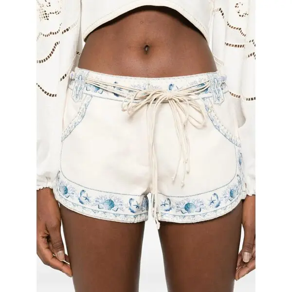 Zimmermann Neutrals Shorts Short Shorts