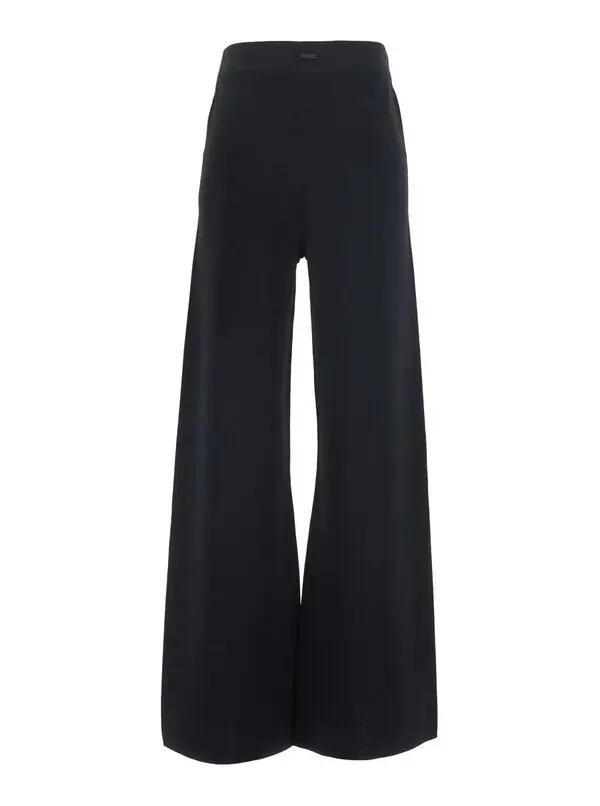Max Mara Faida Viscose Blend Wide Leg Trousers - Multicolor