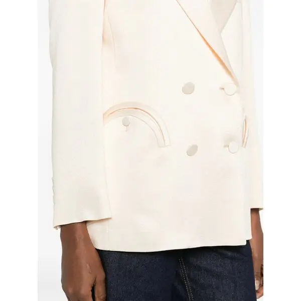 BLAZÉ MILANO Neutrals Jackets Blazers