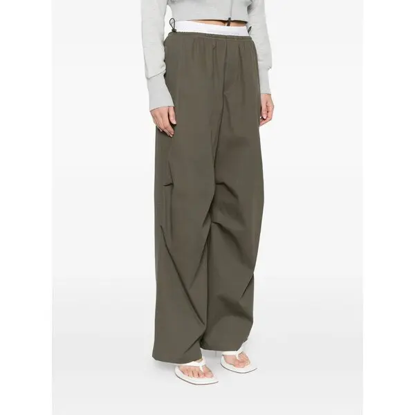 Alexander Wang Straight Trousers - Green