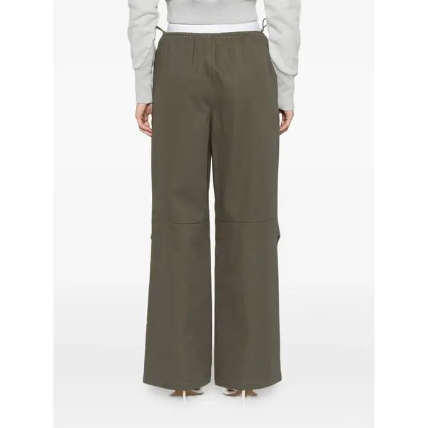 Alexander Wang Straight Trousers - Green