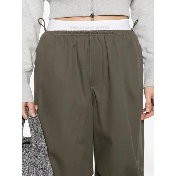 Alexander Wang Straight Trousers - Green