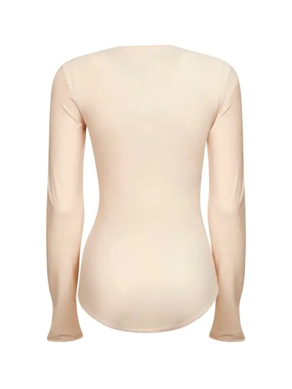 MAISON MARGIELA Almond Technical Jersey Bodysuit