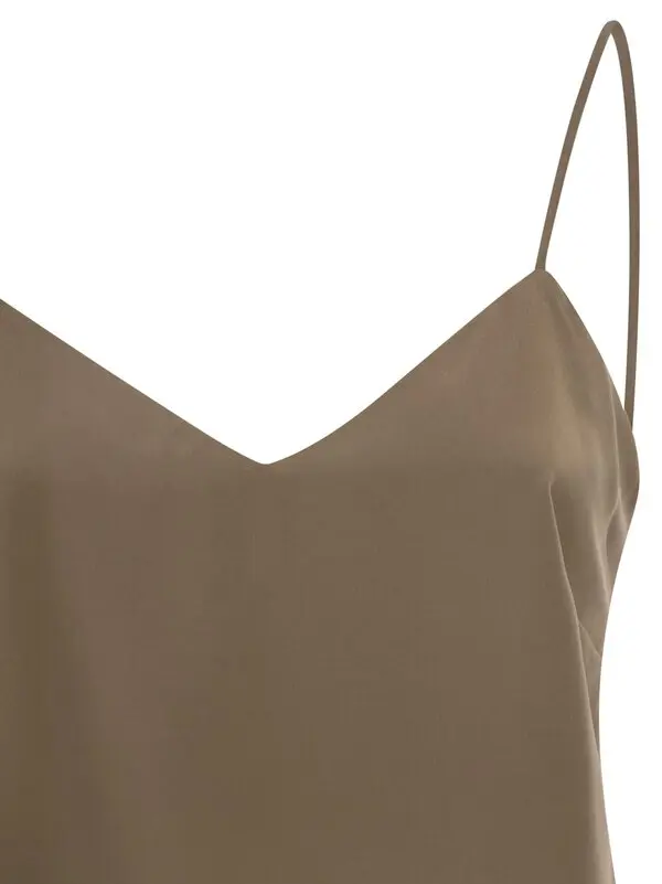 Max Mara Silk Canvas Top - Multicolor