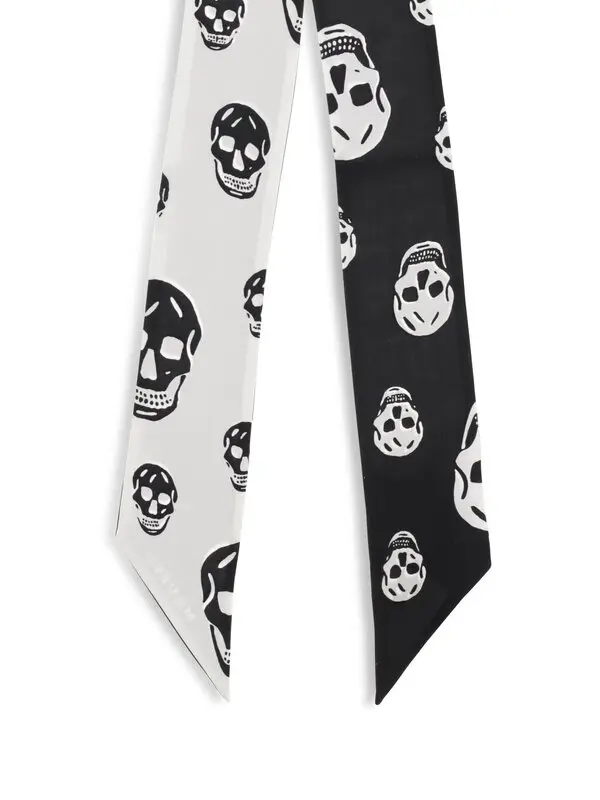 Alexander McQueen Skull Ribbon Scarf