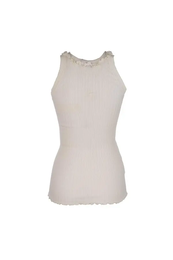 Miu Miu Ribbed Knit Sleeveless Top - Multicolor