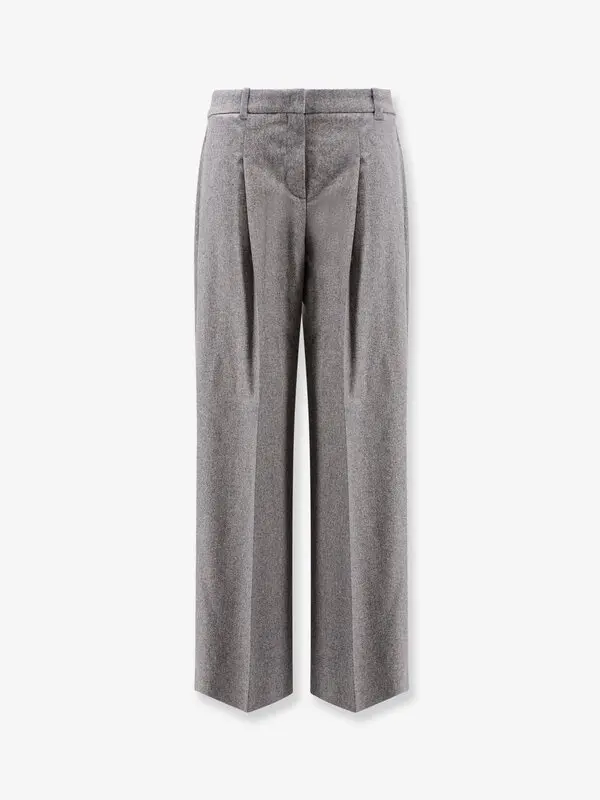 BOSS Melange Wool Blend Trousers