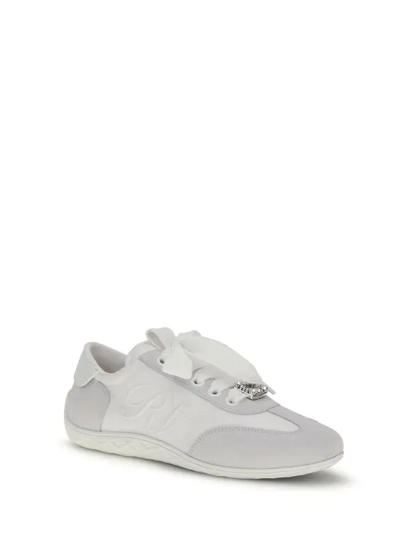 ROGER VIVIER Viv Low Suede Sneakers