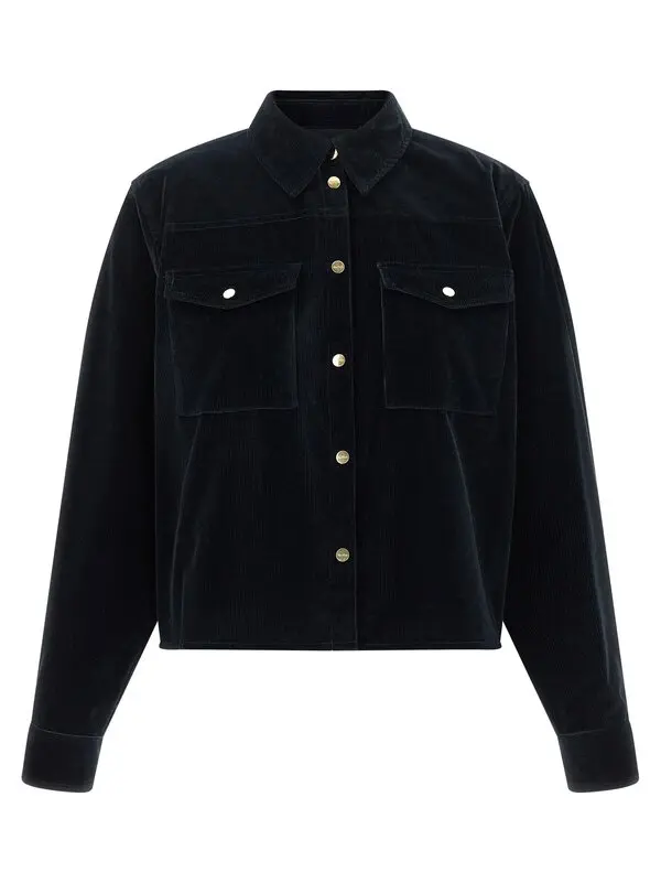 Max Mara Corduroy Overshirt - Blue