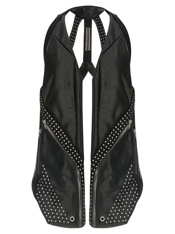 Rick Owens Temple Vest - Black