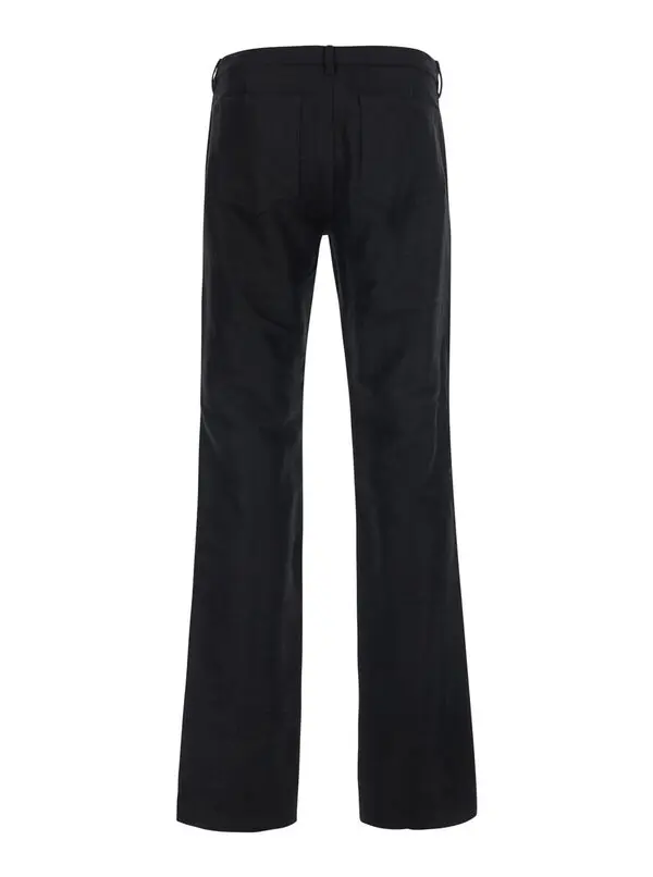 Rick Owens Vega Wool Blend Side-zip Trousers - Multicolor