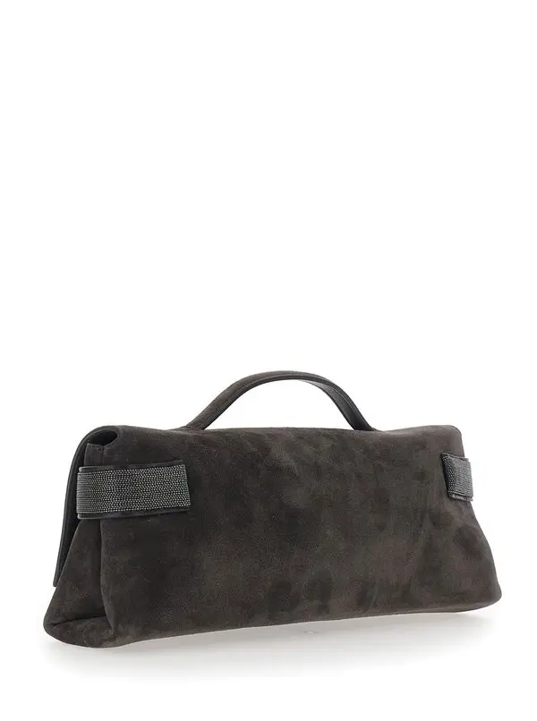 Brunello Cucinelli Suede Clutch - Multicolor
