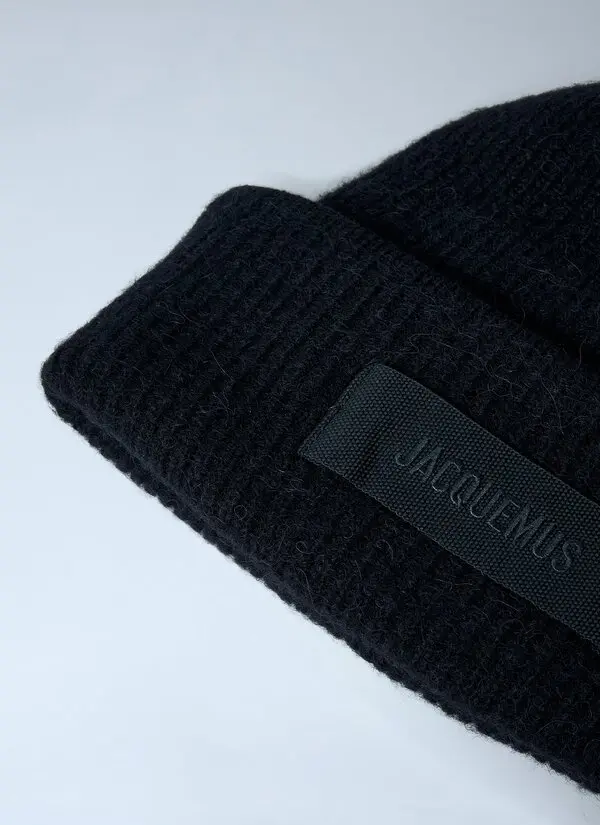 Jacquemus Logo Motif Beanie Hat