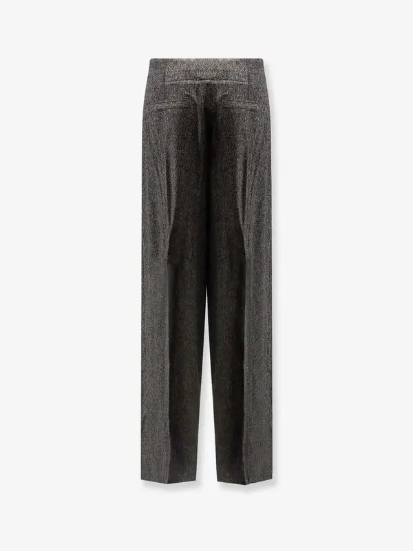 BOSS Telda Viscose And Virgin Wool Trousers