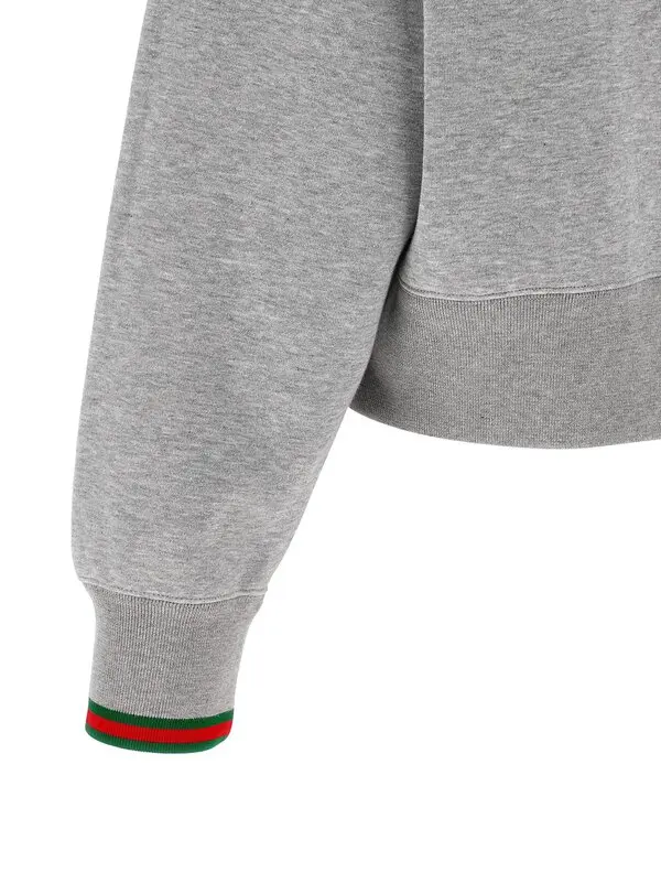 Gucci Web Sweatshirt - Gray