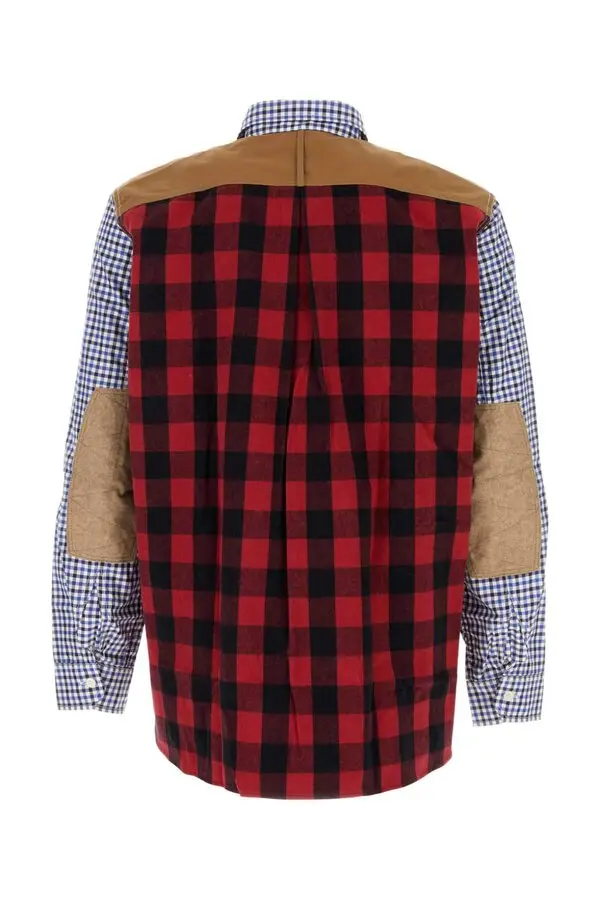 Junya Watanabe Embroidered Cotton Shirt - Multicolor
