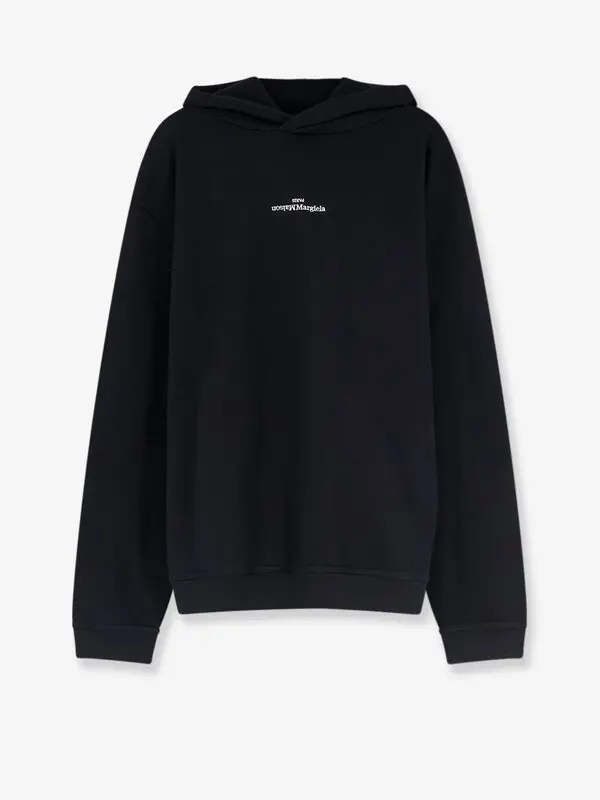 MAISON MARGIELA Cotton Sweatshirt With Front Embroidered Logo