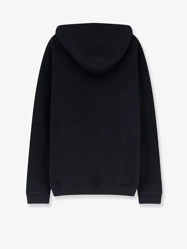 MAISON MARGIELA Cotton Sweatshirt With Embroidered Logo - Black