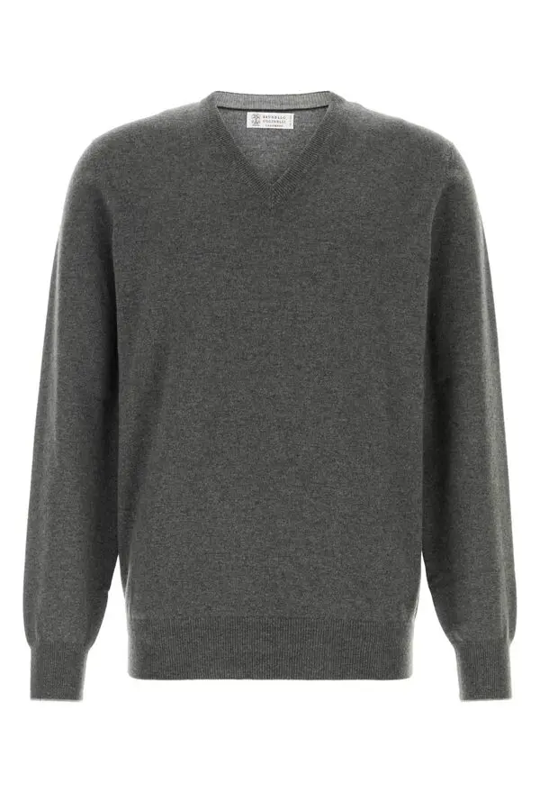 Brunello Cucinelli Cashmere Pullover - Gray