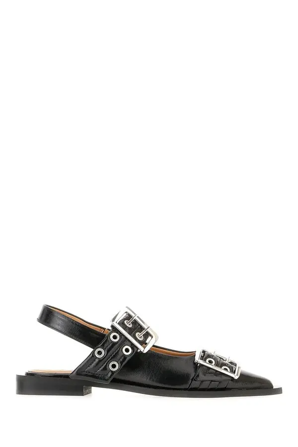 GANNI Buckled Flat Shoes - Multicolor