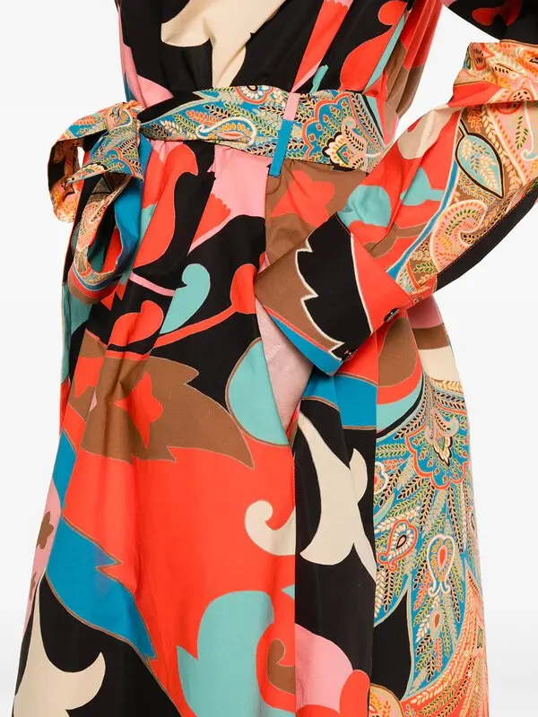 Etro Midi Dress With Belt