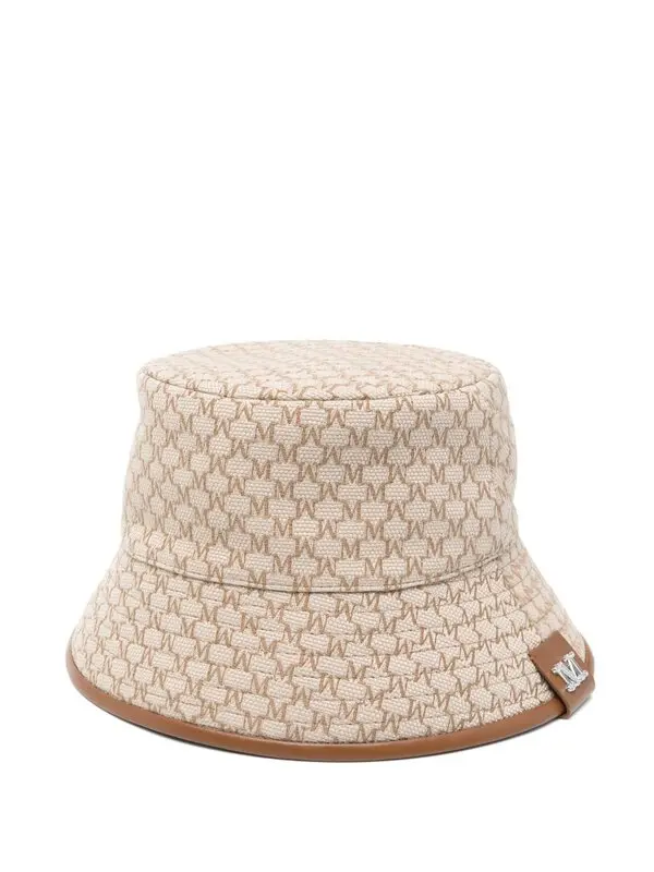 Max Mara Allover Logo Bucket Bag