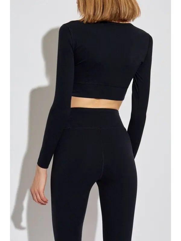 Balenciaga Logo Cropped Top