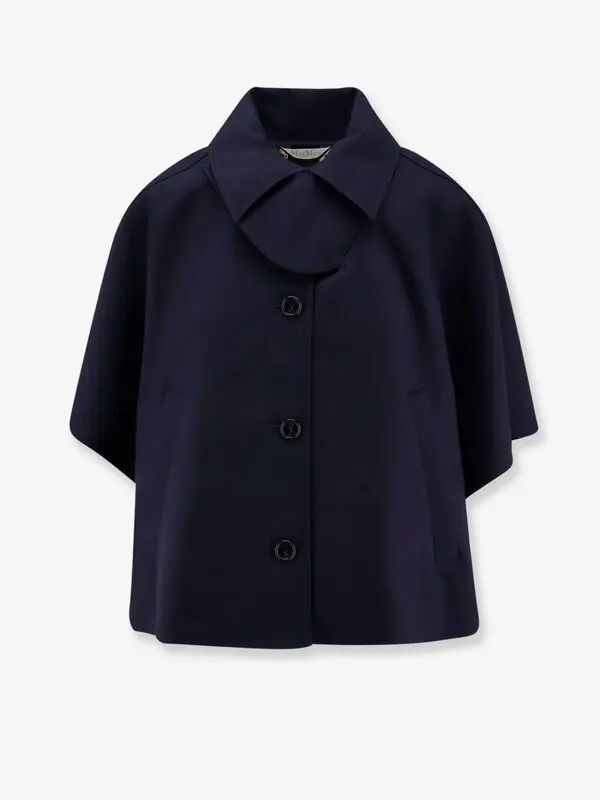 Max Mara Cotton Cape - Multicolor