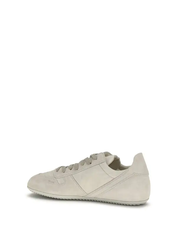 Rick Owens Fabric And Leather Sneakers