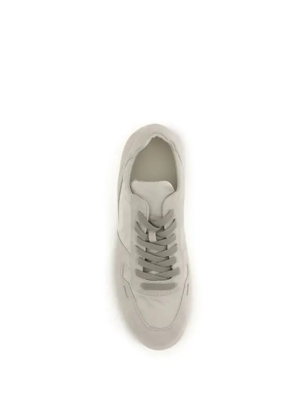 Rick Owens Fabric And Leather Sneakers