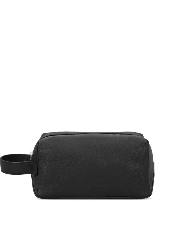 Fendi Leather Toiletry Case - Black