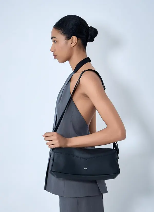 Max Mara Rectangular Leather Shoulder Bag