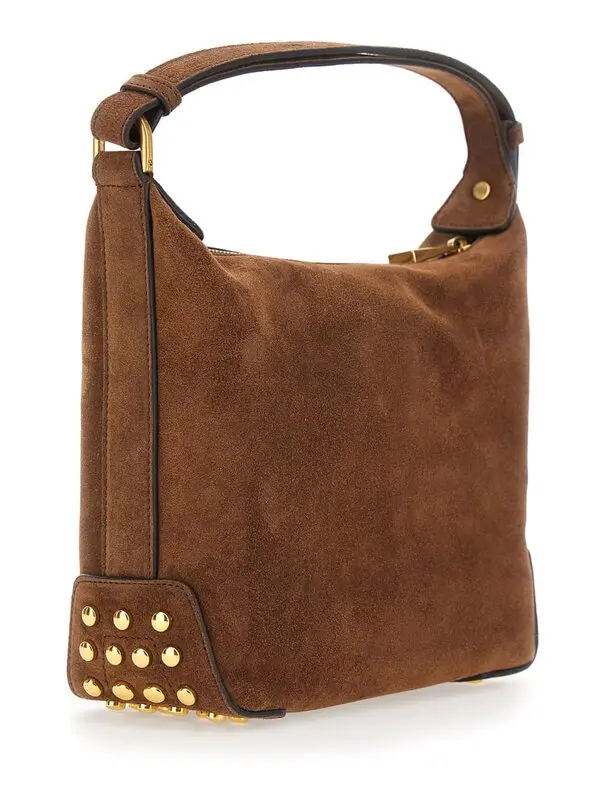 TOD'S Suede Handbag - Brown