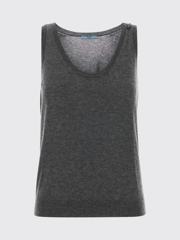 Prada Cashmere Tank Top - Gray