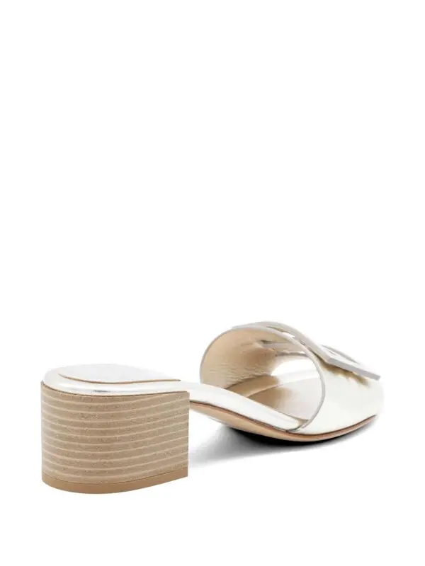 Fendi Slide Vitello Lamin+ff Vit.lam