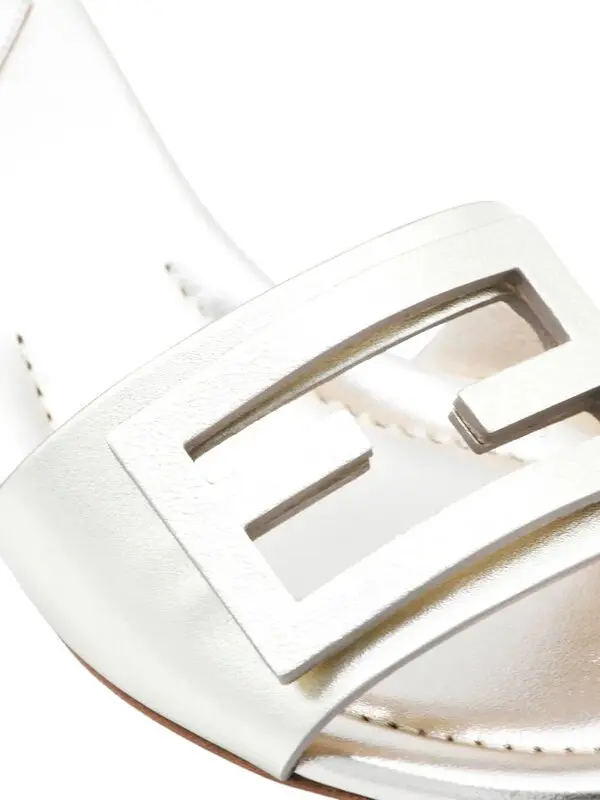 Fendi Slide Vitello Lamin+ff Vit.lam