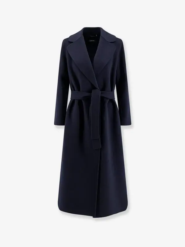 Max Mara Poldo Virgin Wool Coat - Multicolor