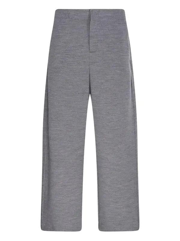 Max Mara Wool And Cotton Trousers - Multicolor