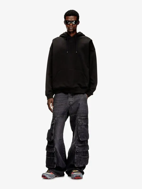 DIESEL® S-boxt-hood-dco Cotton Sweatshirt