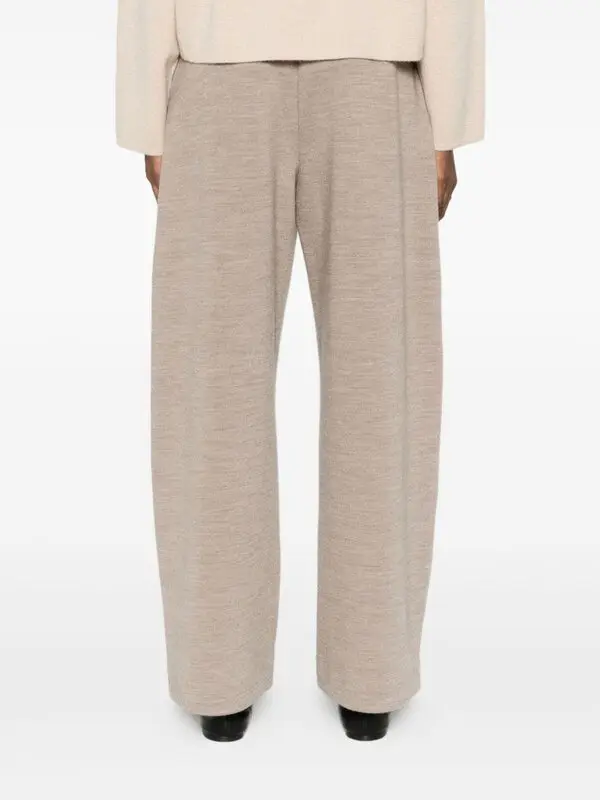Max Mara Wool And Cotton Trousers - Multicolor