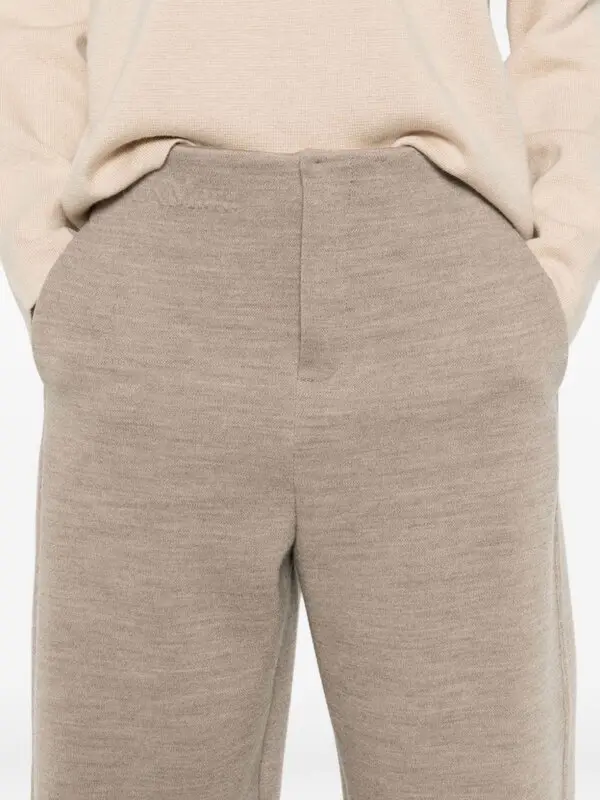 Max Mara Wool And Cotton Trousers - Multicolor