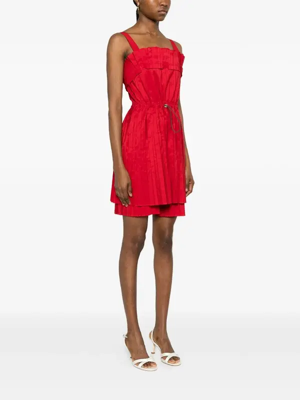 Fendi Pleated Mini Dress