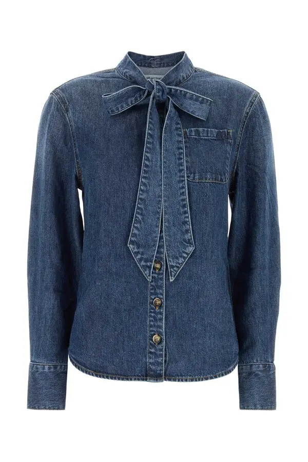 SELF-PORTRAIT Denim Shirt
