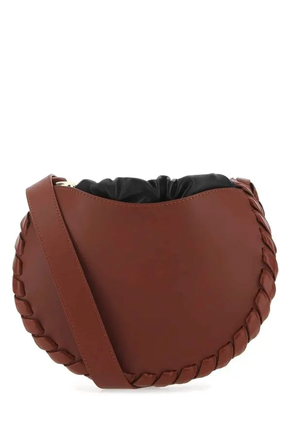 Chloé Leather Small Mate Crossbody Bag - Red