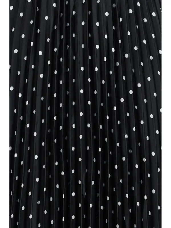 SELF-PORTRAIT Polka Dot Long Dress