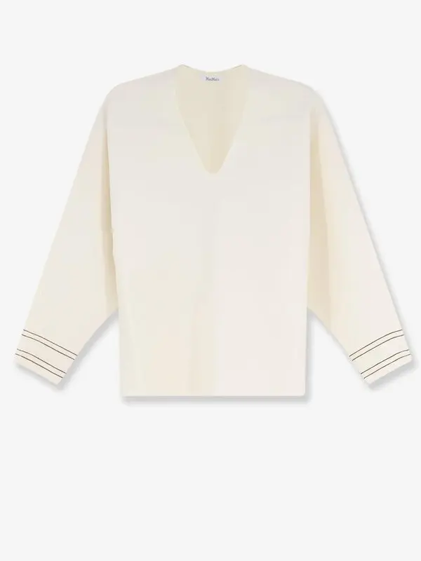 Max Mara Wool Blend Boxy Sweater - Multicolor