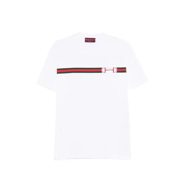 Gucci Cotton Striped Logo T-shirt